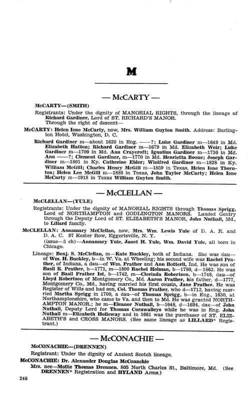Documents: Register of Maryland's heraldic families: Enchanted Family ...